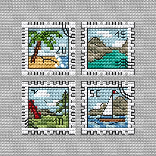 Traveling - PDF Cross Stitch Pattern – Wizardi