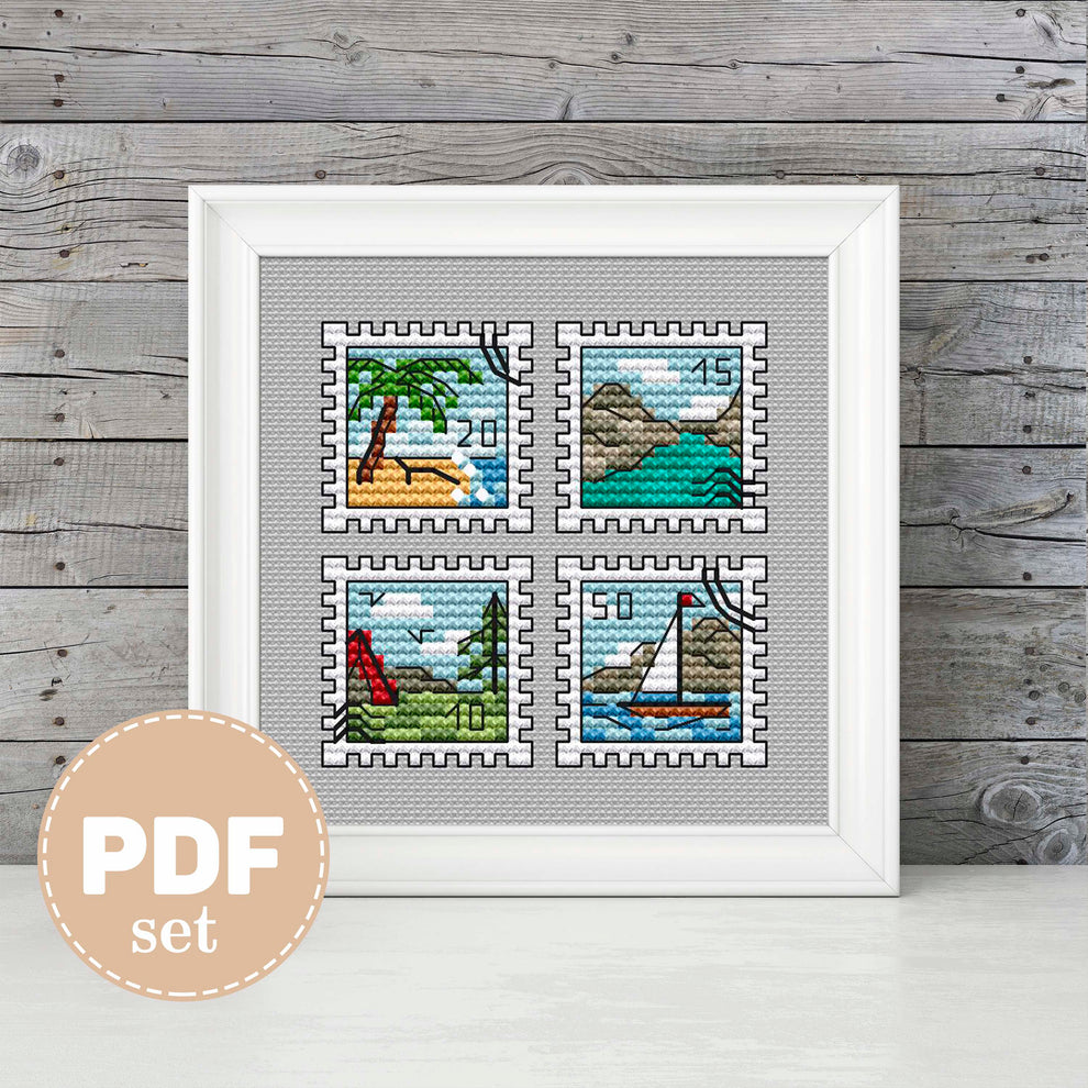 Traveling - PDF Cross Stitch Pattern – Wizardi