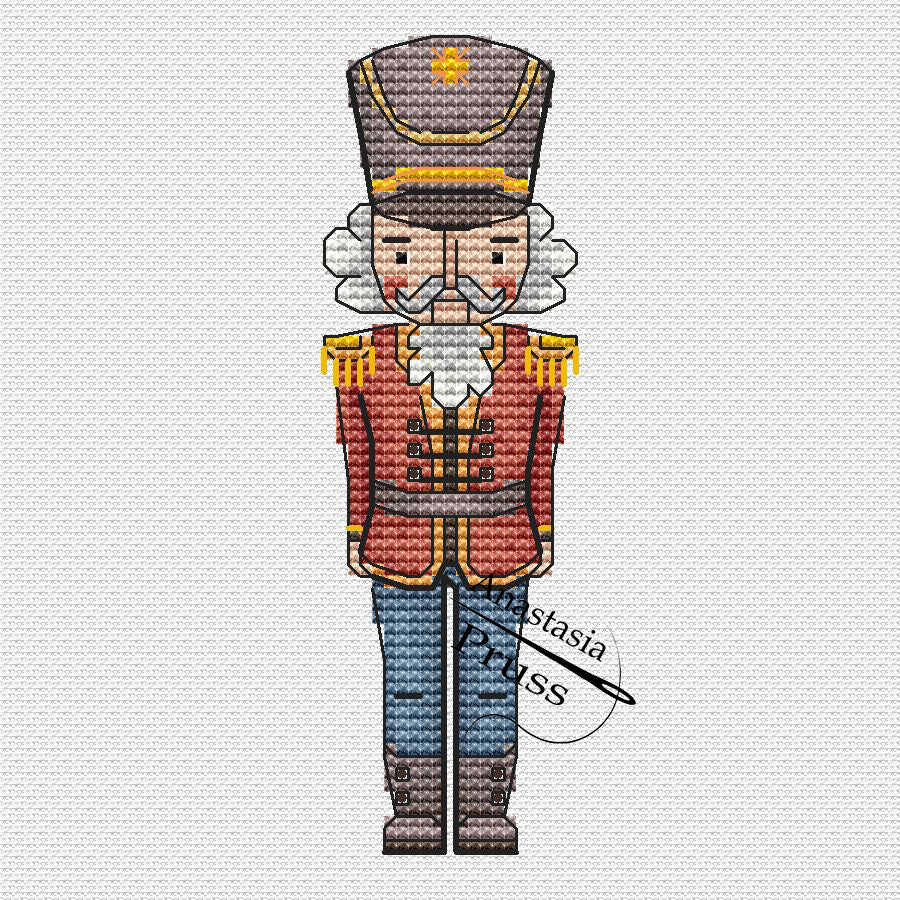 Nutcracker - PDF Cross Stitch Pattern – Wizardi