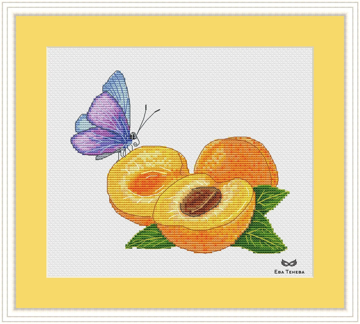 Apricot Summer - PDF Cross Stitch Pattern — Wizardi