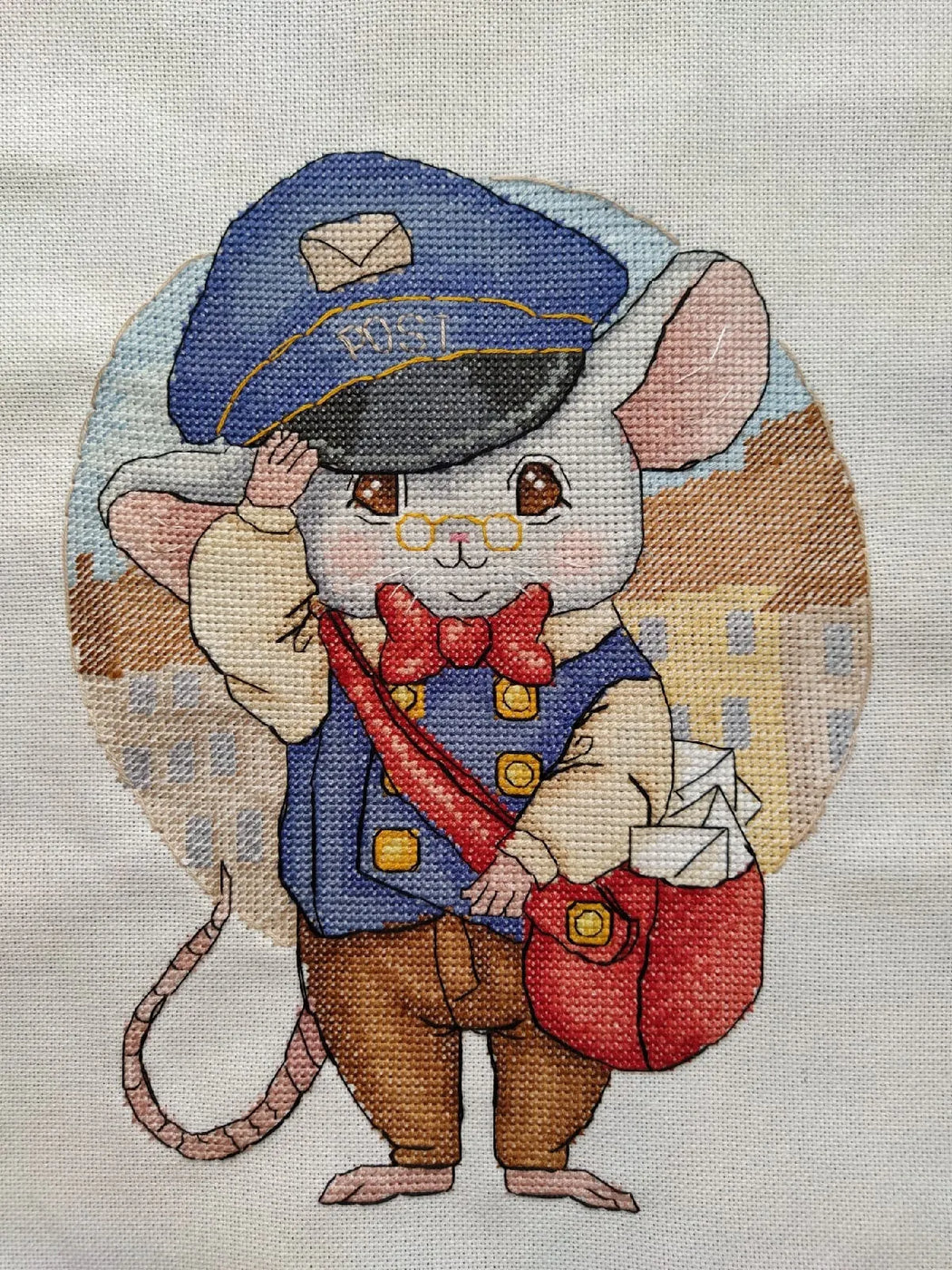 Mr. Postman - PDF Cross Stitch Pattern — Wizardi