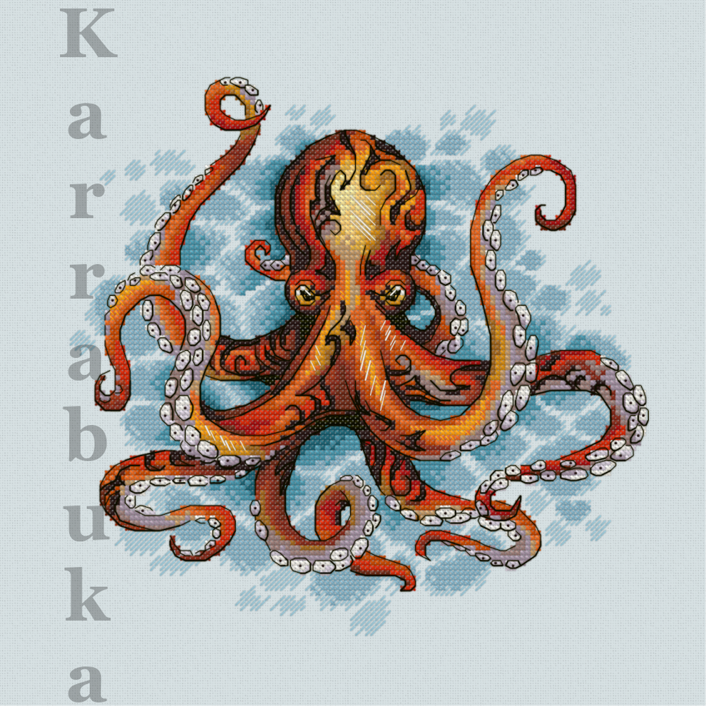 Marine Movements - PDF Cross Stitch Pattern – Wizardi