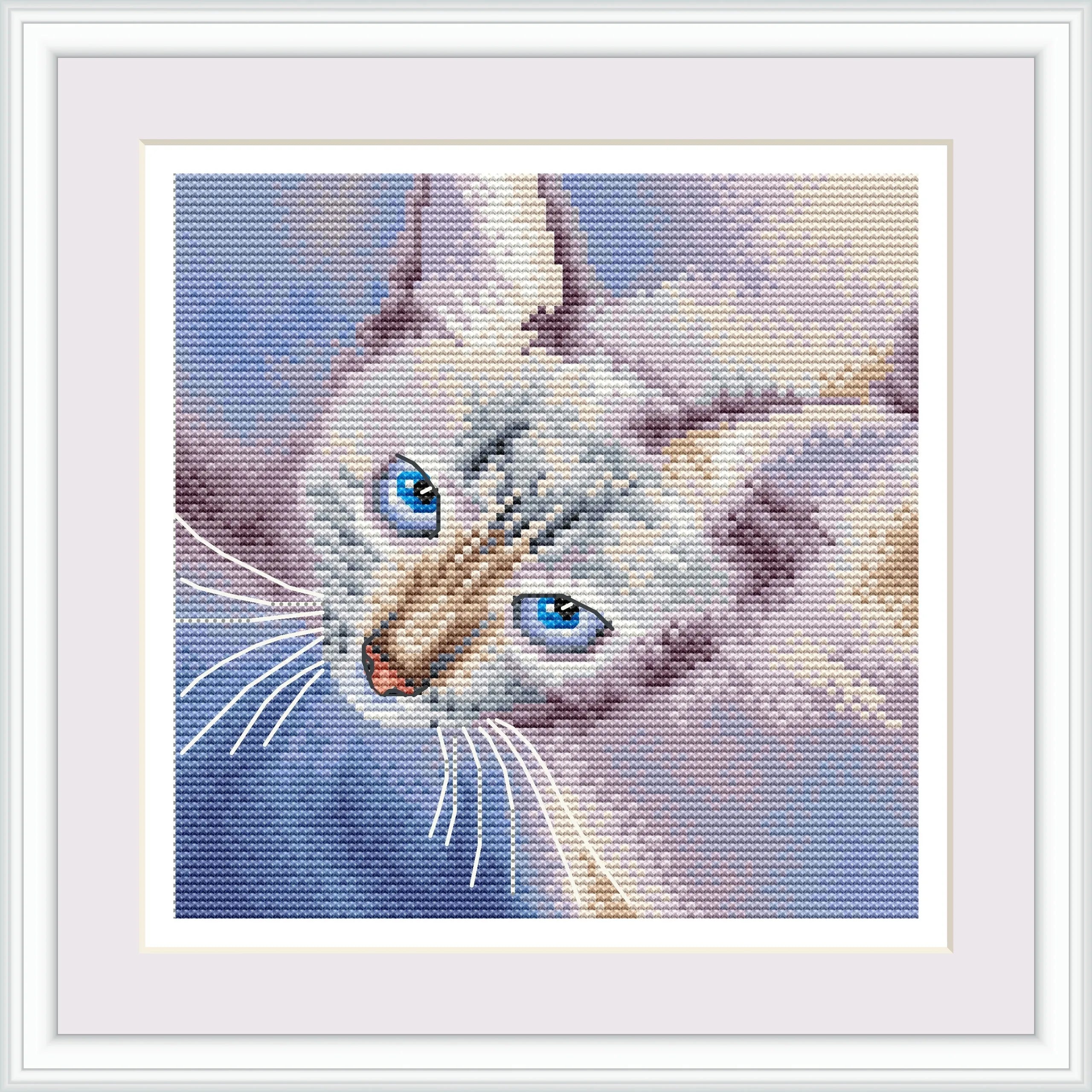 Give me fish - PDF Cross Stitch Pattern – Wizardi