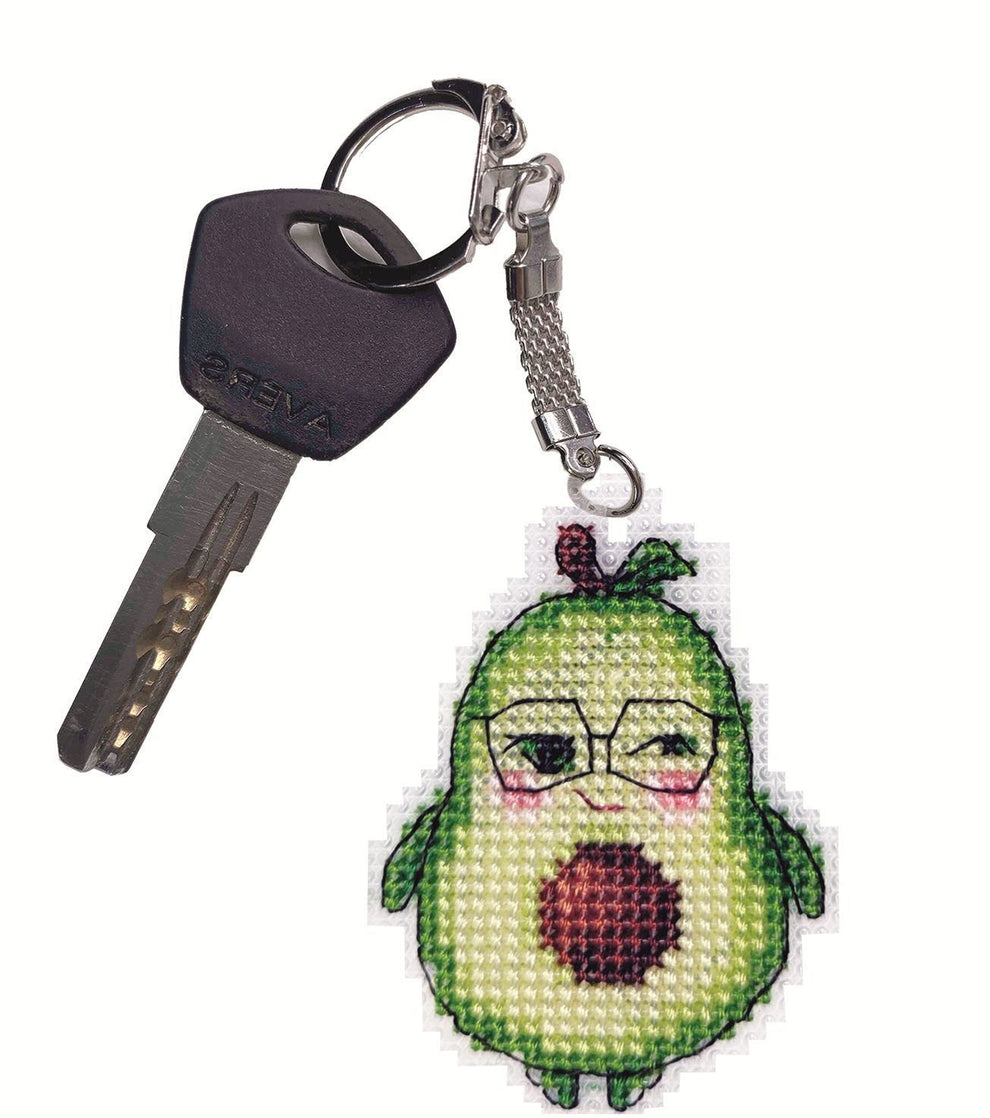 Pendant - Avocado Counted cross stitch kit 8110A – Wizardi