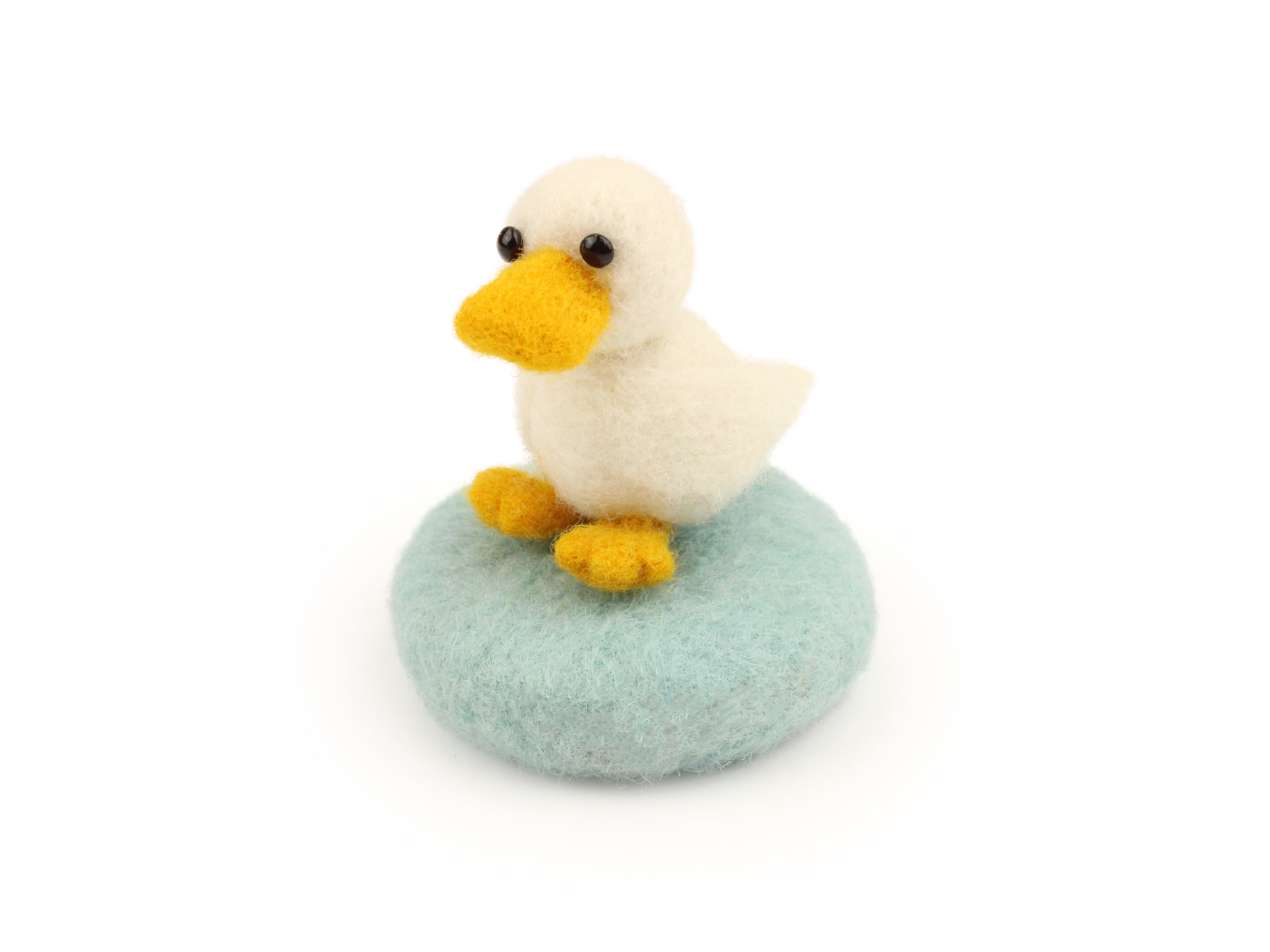 Felting Kit - Tiny Duck Needle Felt Kit. Amiguwoolli – Wizardi