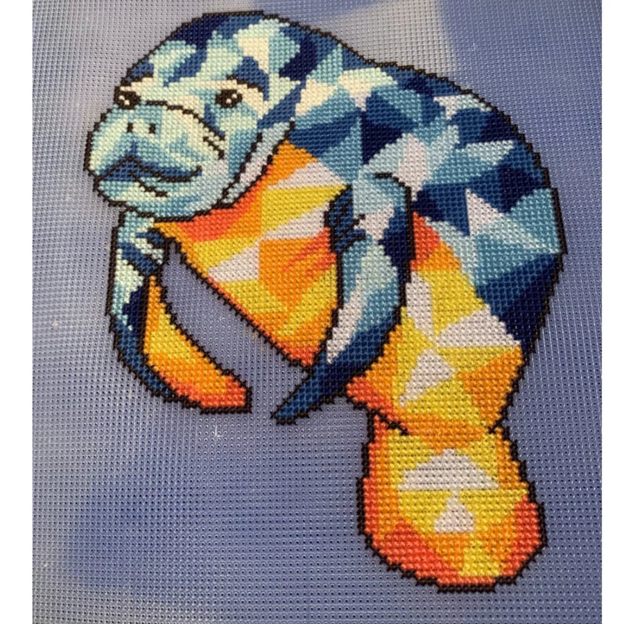Manatee - PDF Cross Stitch Pattern – Wizardi