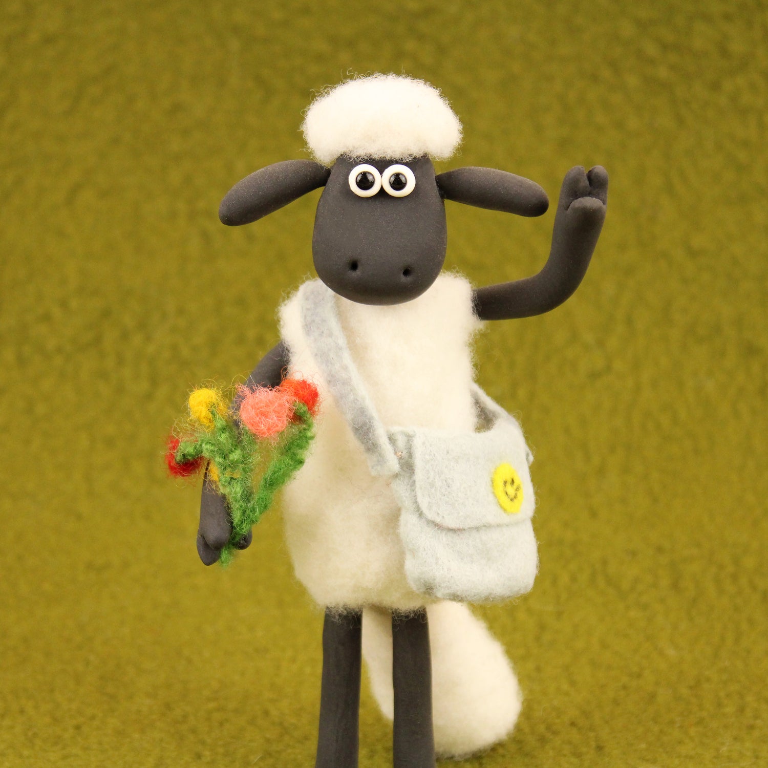 Felting Kit - Aardman Shaun the Sheep - on two legs Needle Felt Kit ...