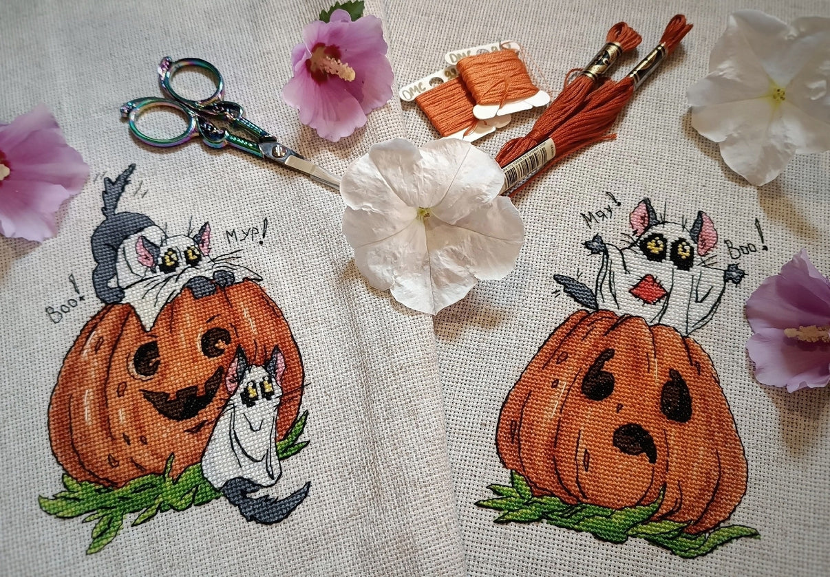 BOO set - PDF Cross Stitch Pattern – Wizardi