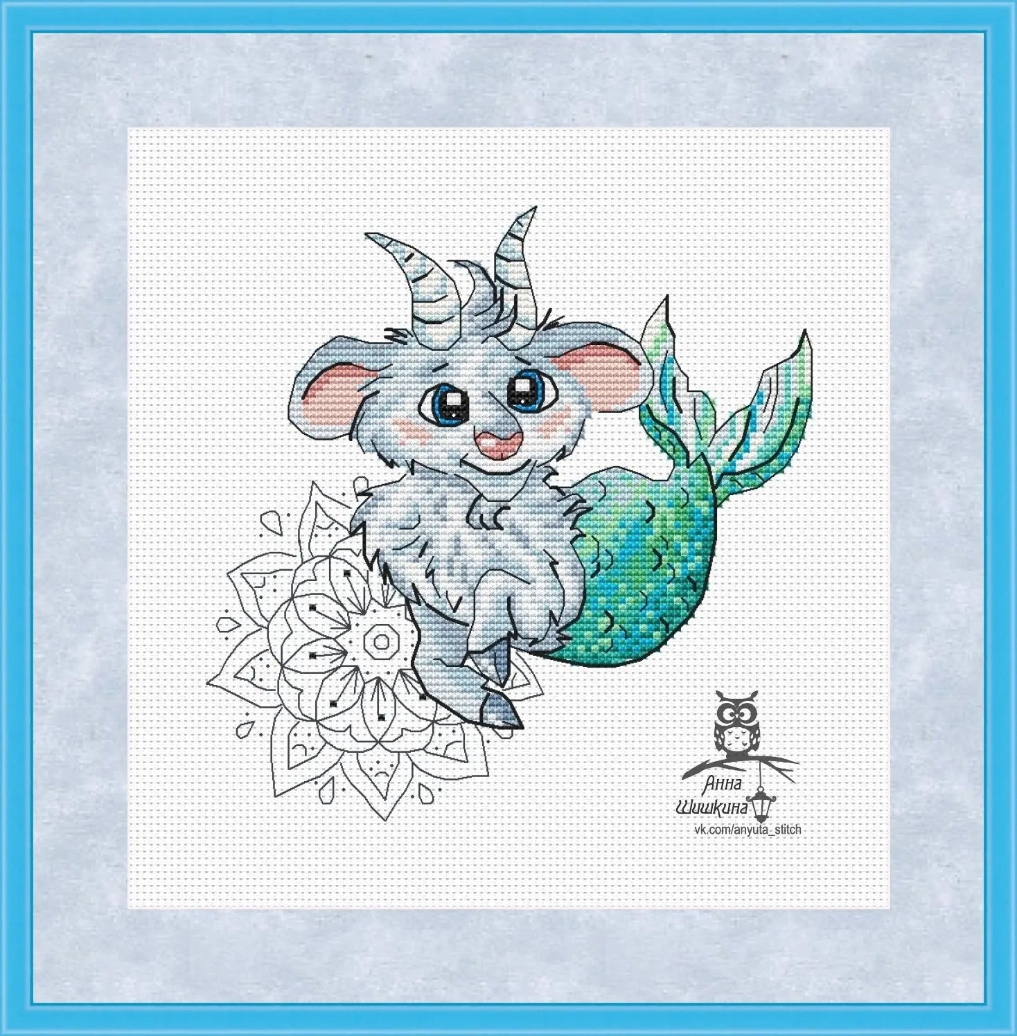 Capricorn - PDF Cross Stitch Pattern – Wizardi