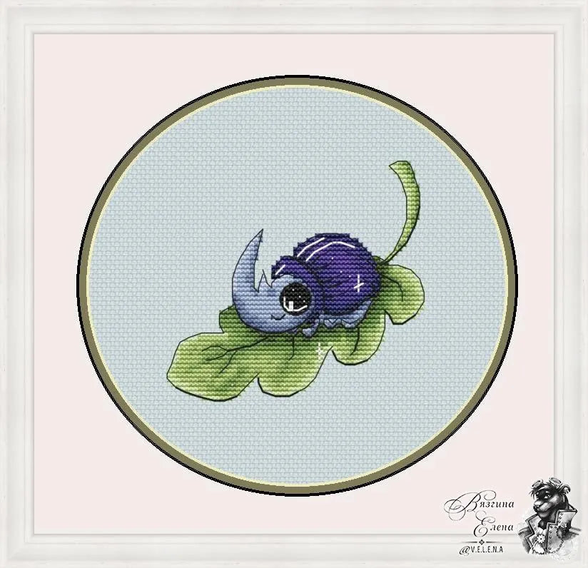 Beatle - PDF Cross Stitch Pattern – Wizardi