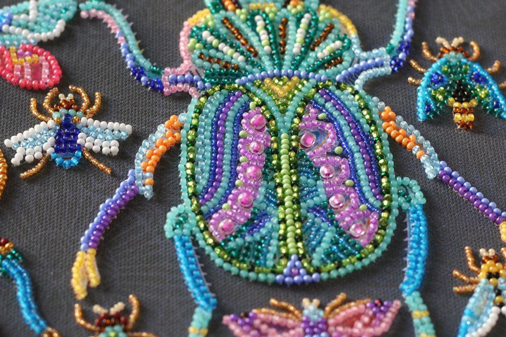 Bead Embroidery Kit - Beetles AB-730 – Wizardi