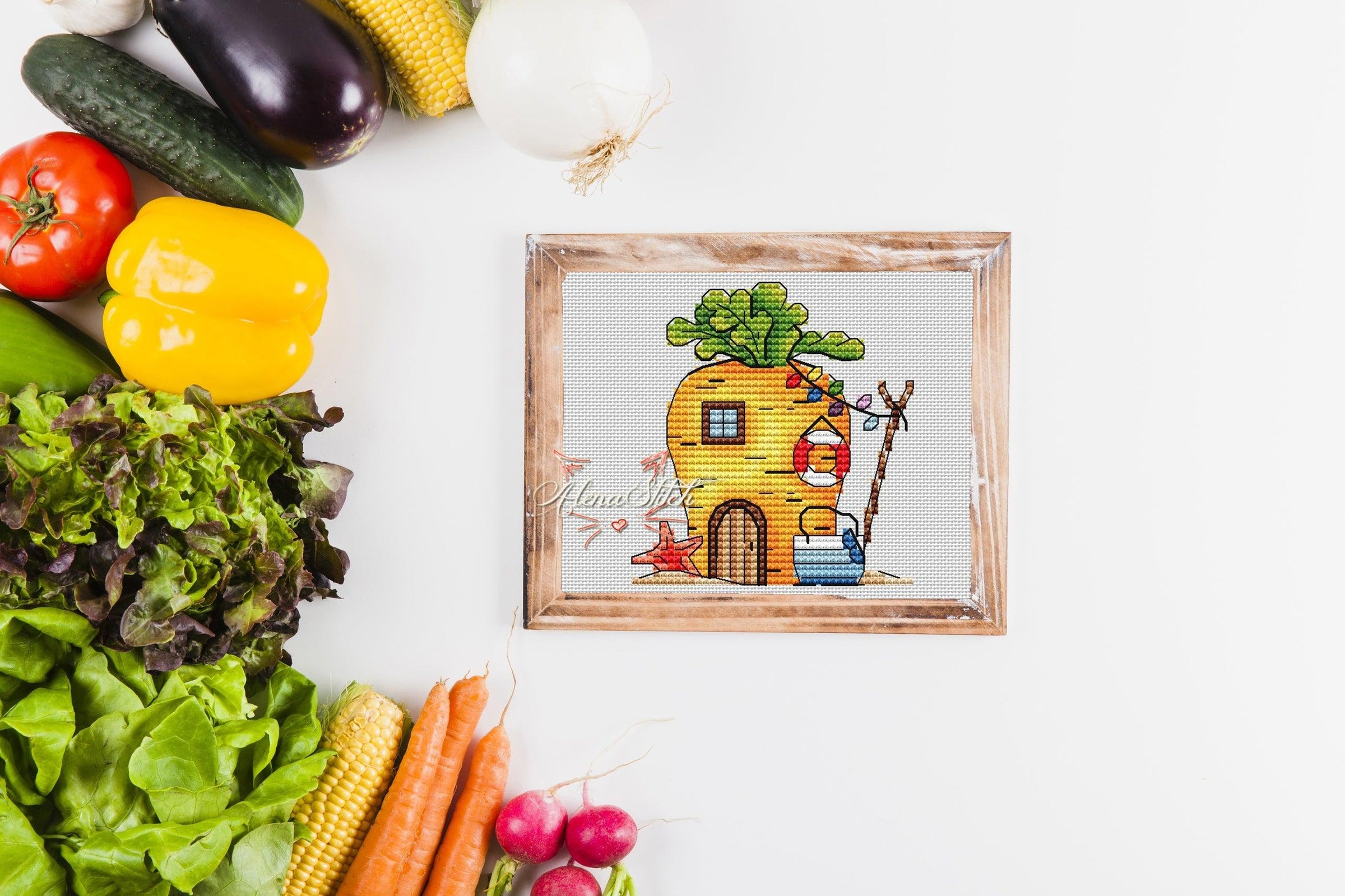 Carrot - PDF Cross Stitch Pattern – Wizardi