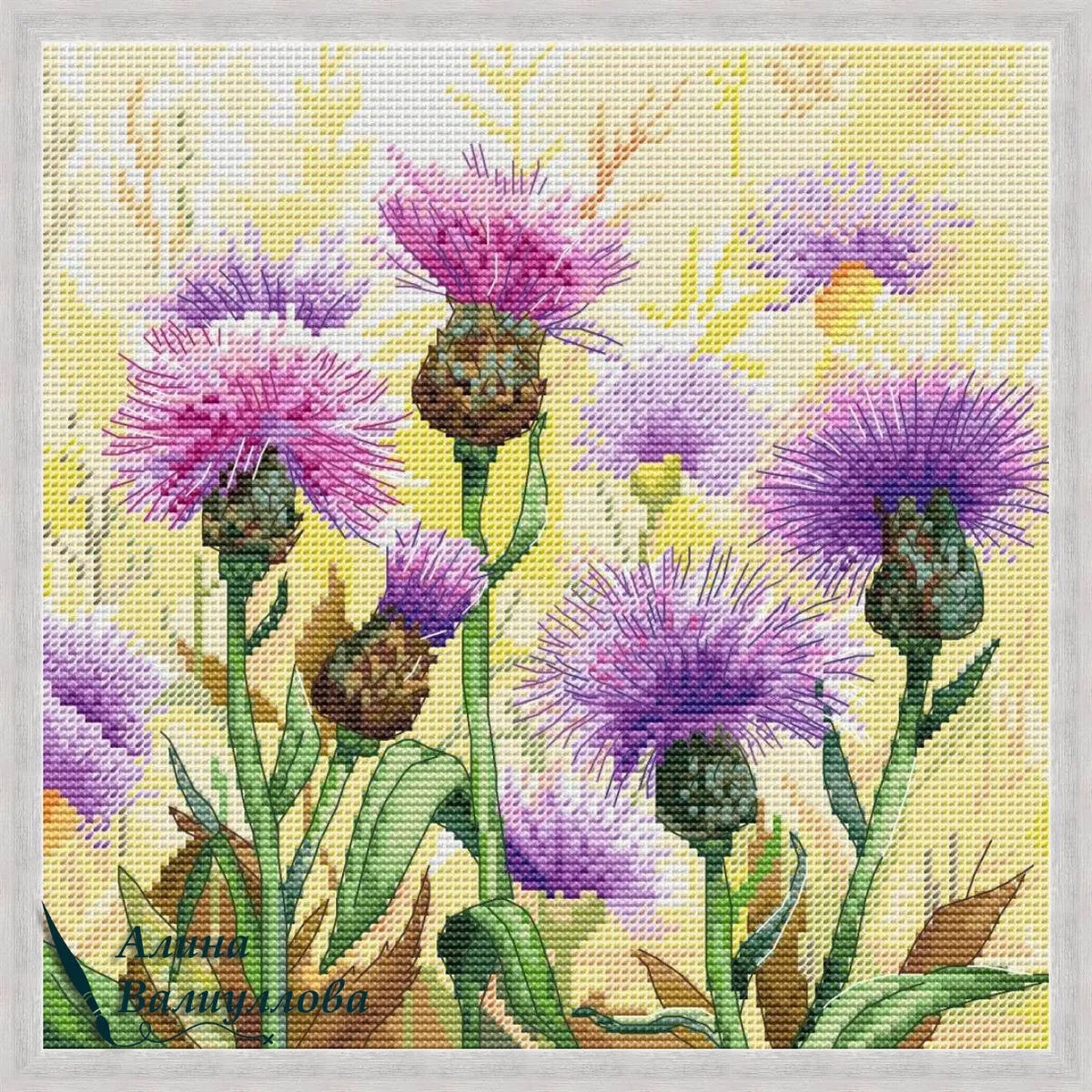 Meadow grasses - PDF Cross Stitch Pattern — Wizardi