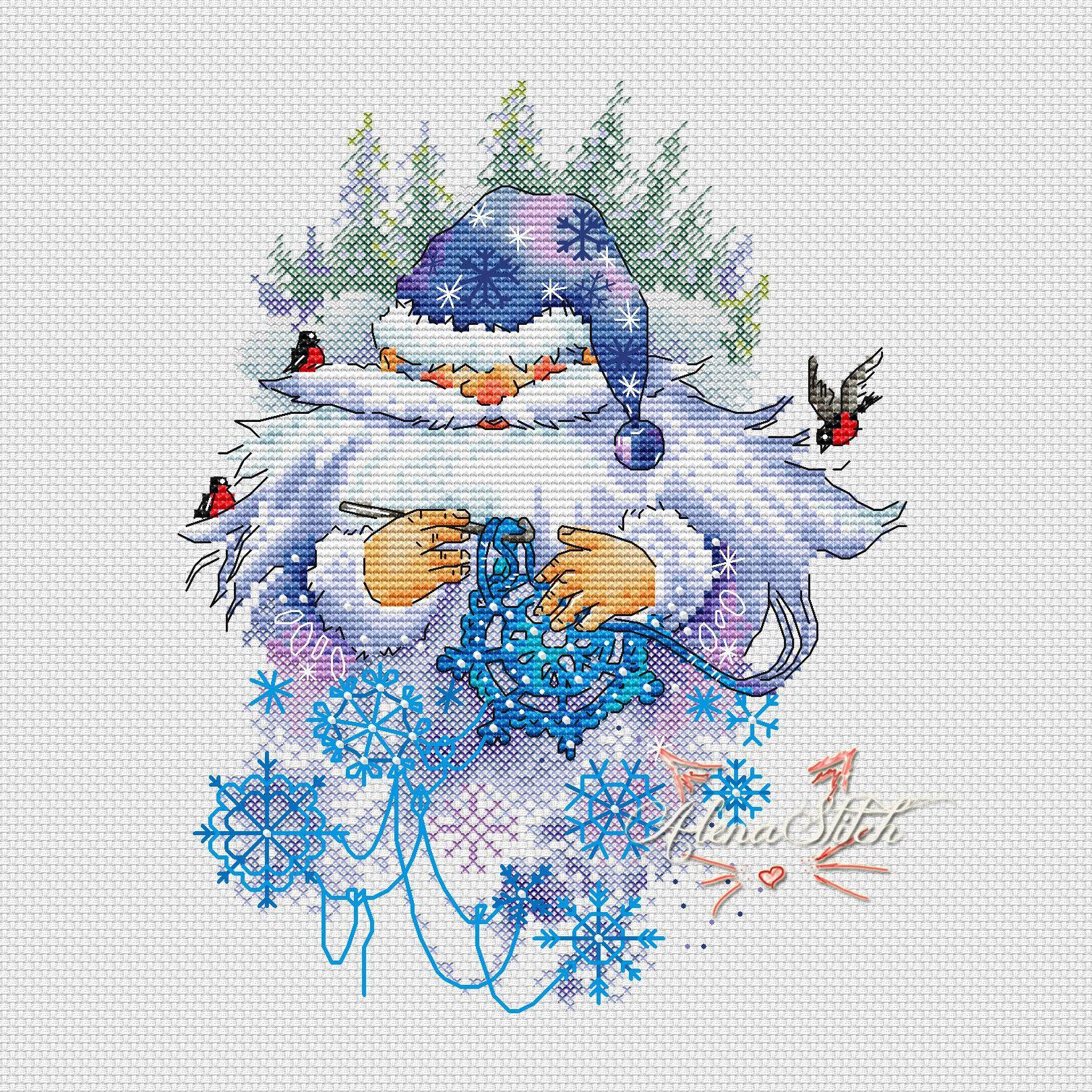Jack Frost - PDF Cross Stitch Pattern – Wizardi
