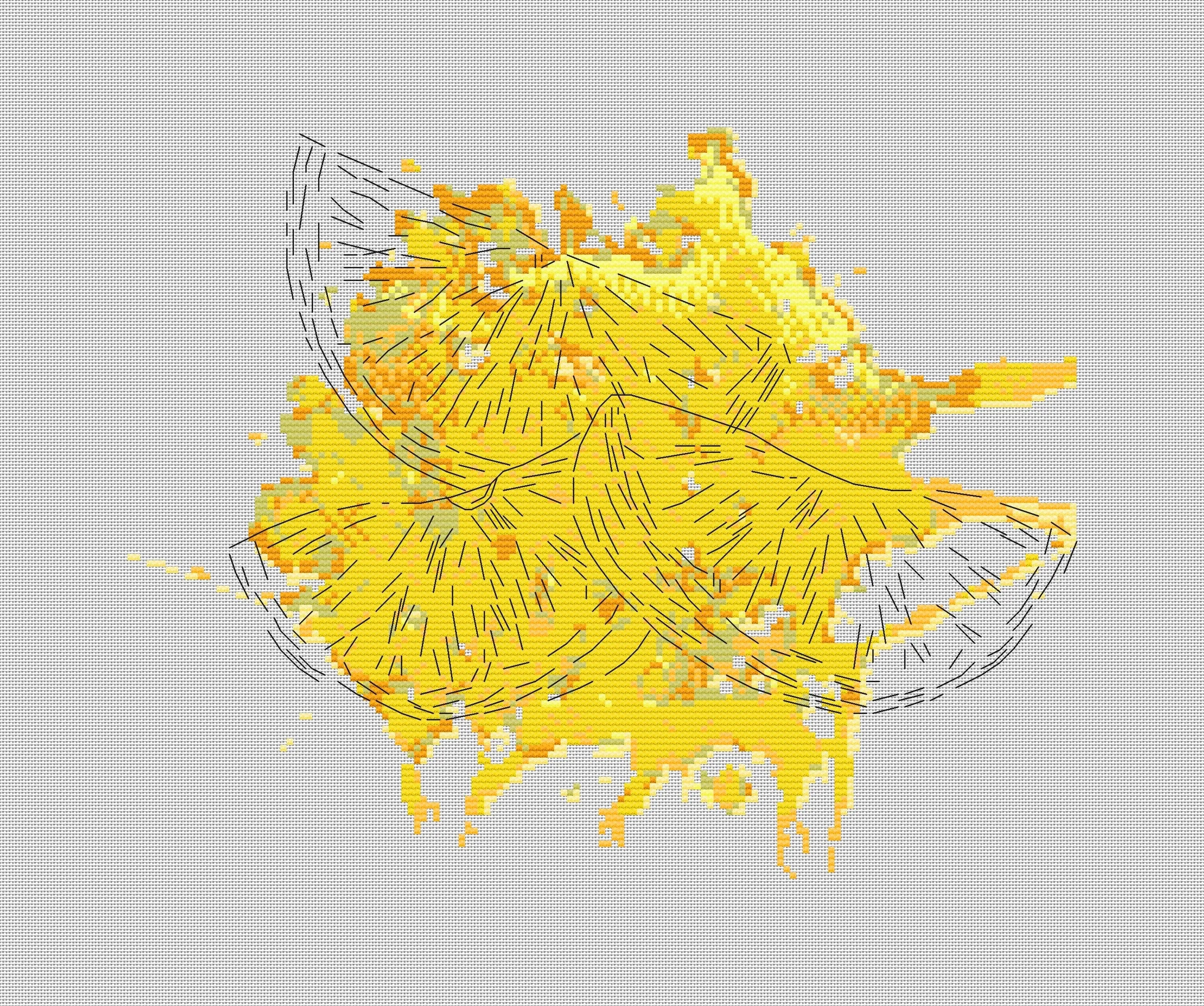 Zesty Freshness - PDF Cross Stitch Pattern – Wizardi