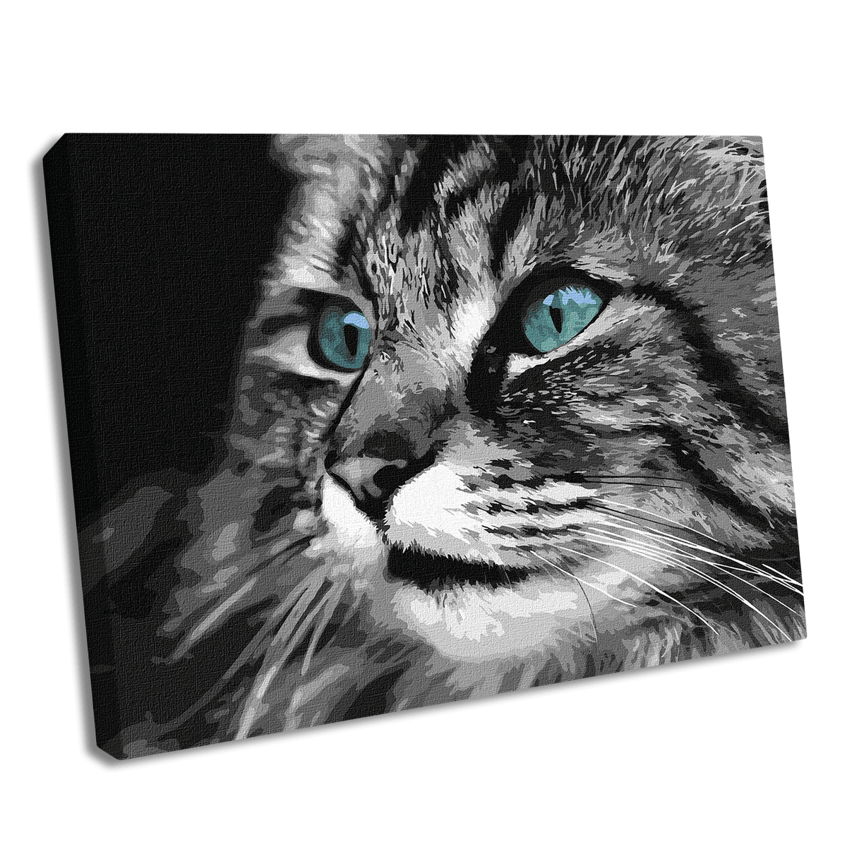 Painting by Numbers kit Emerald look KHO4386 — Wizardi