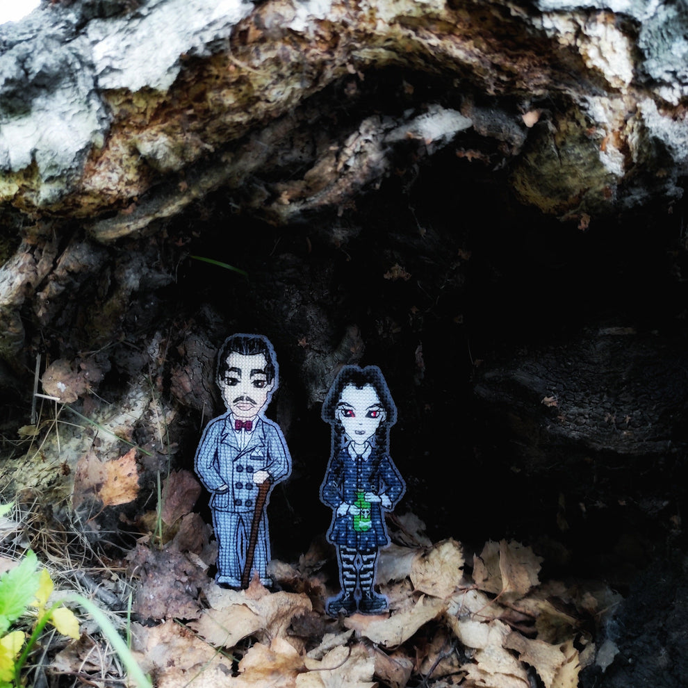 The Addams Family - PDF Cross Stitch Pattern – Wizardi