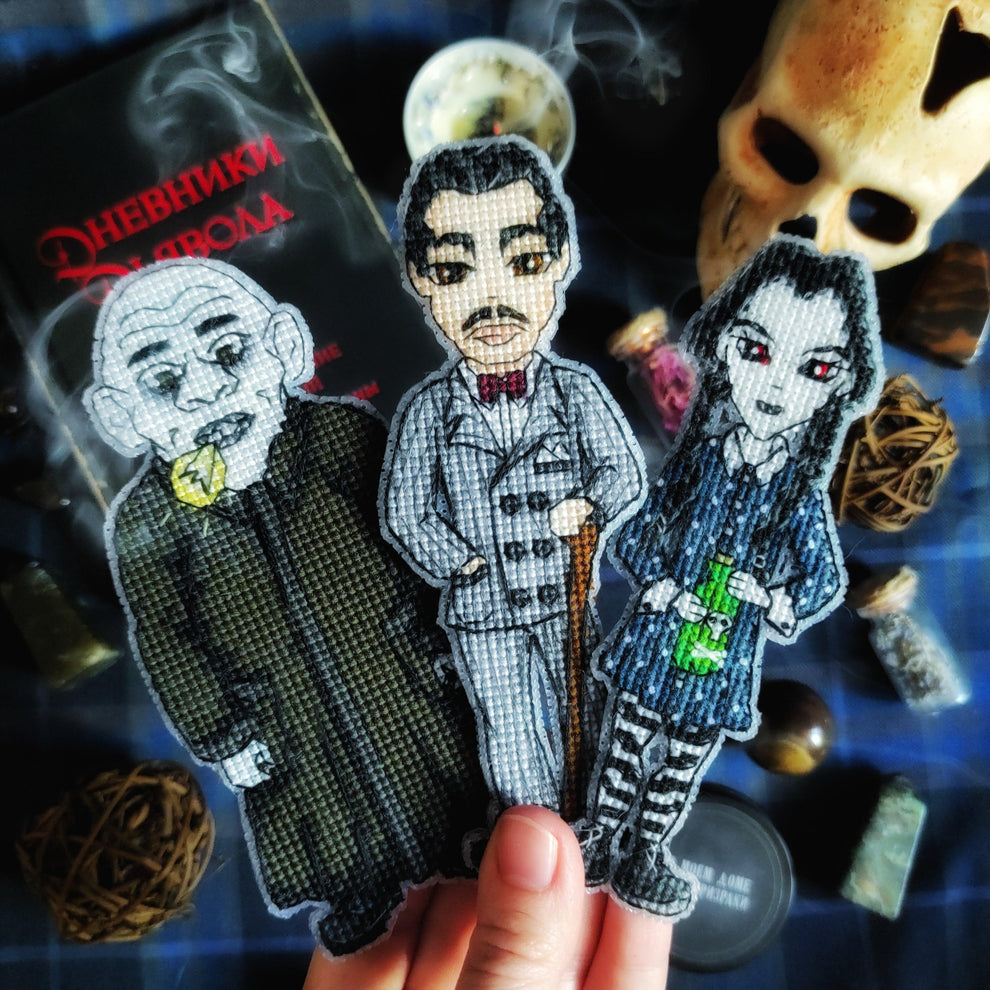 The Addams Family - PDF Cross Stitch Pattern – Wizardi