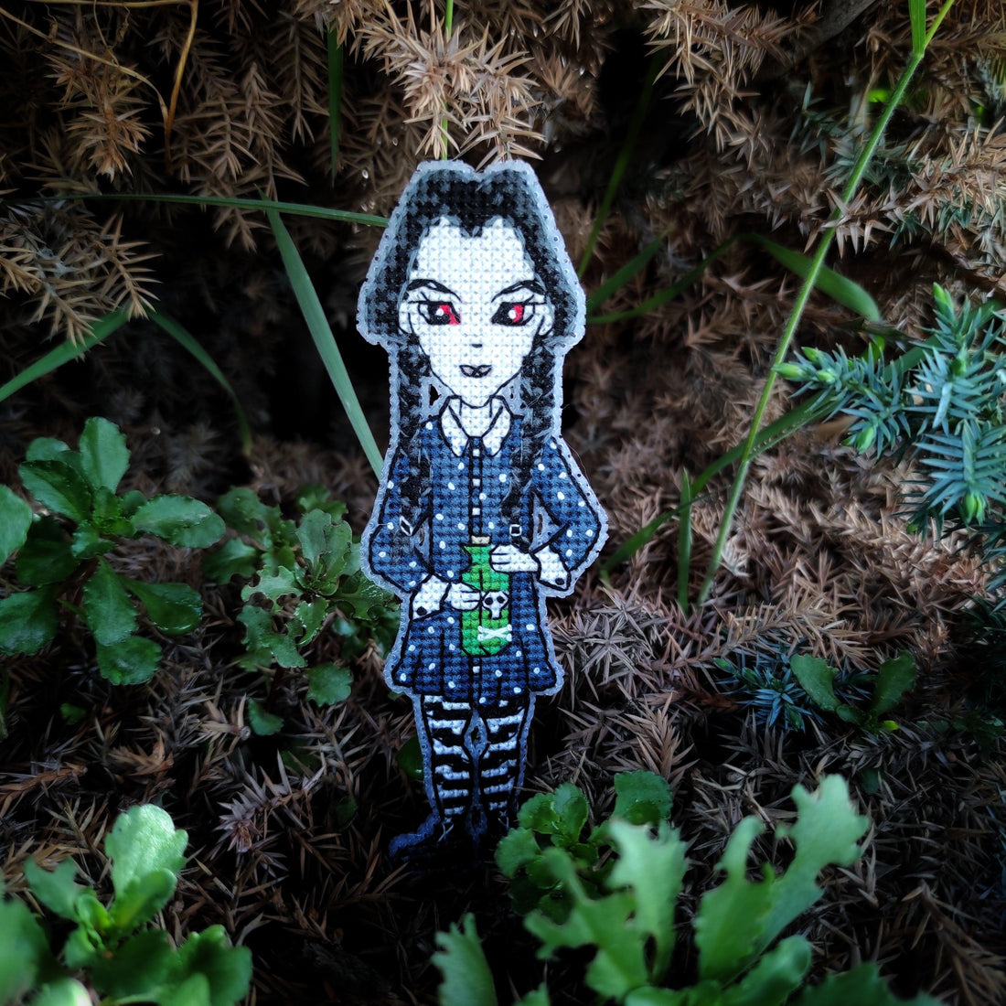 The Addams Family: Wednesday - PDF Cross Stitch Pattern – Wizardi