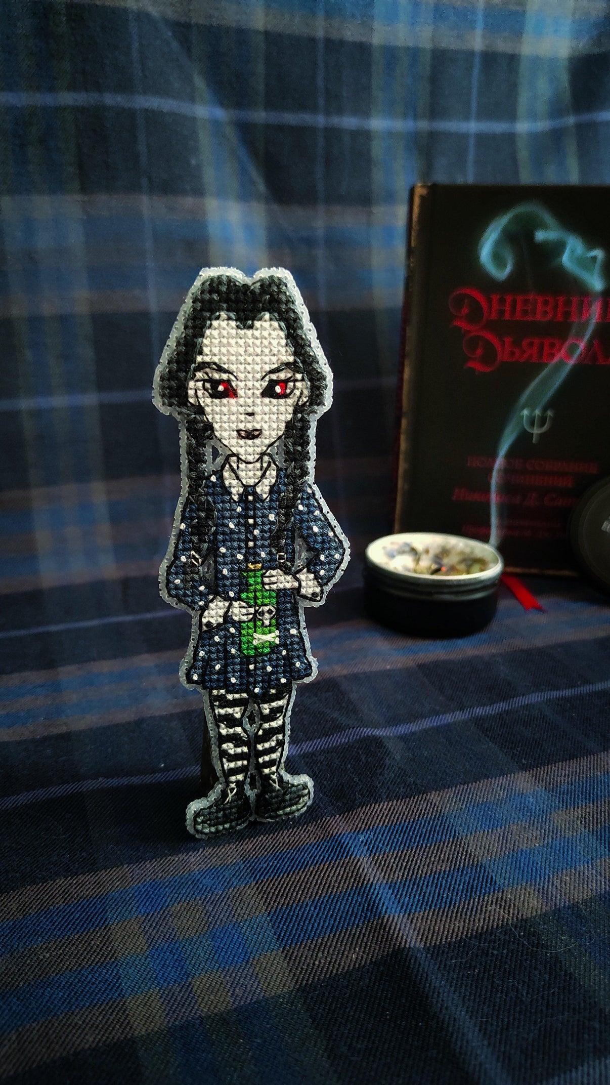 The Addams Family: Wednesday - PDF Cross Stitch Pattern – Wizardi