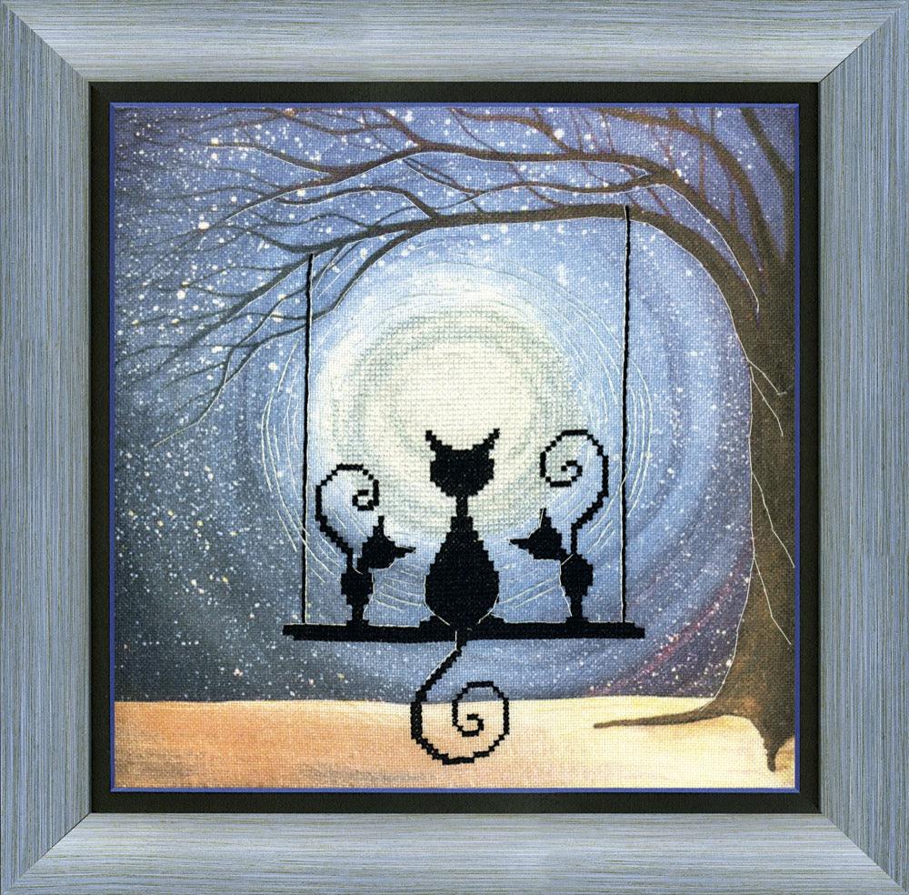 Cross-stitch kit M-236C "Near the Moon" – Wizardi