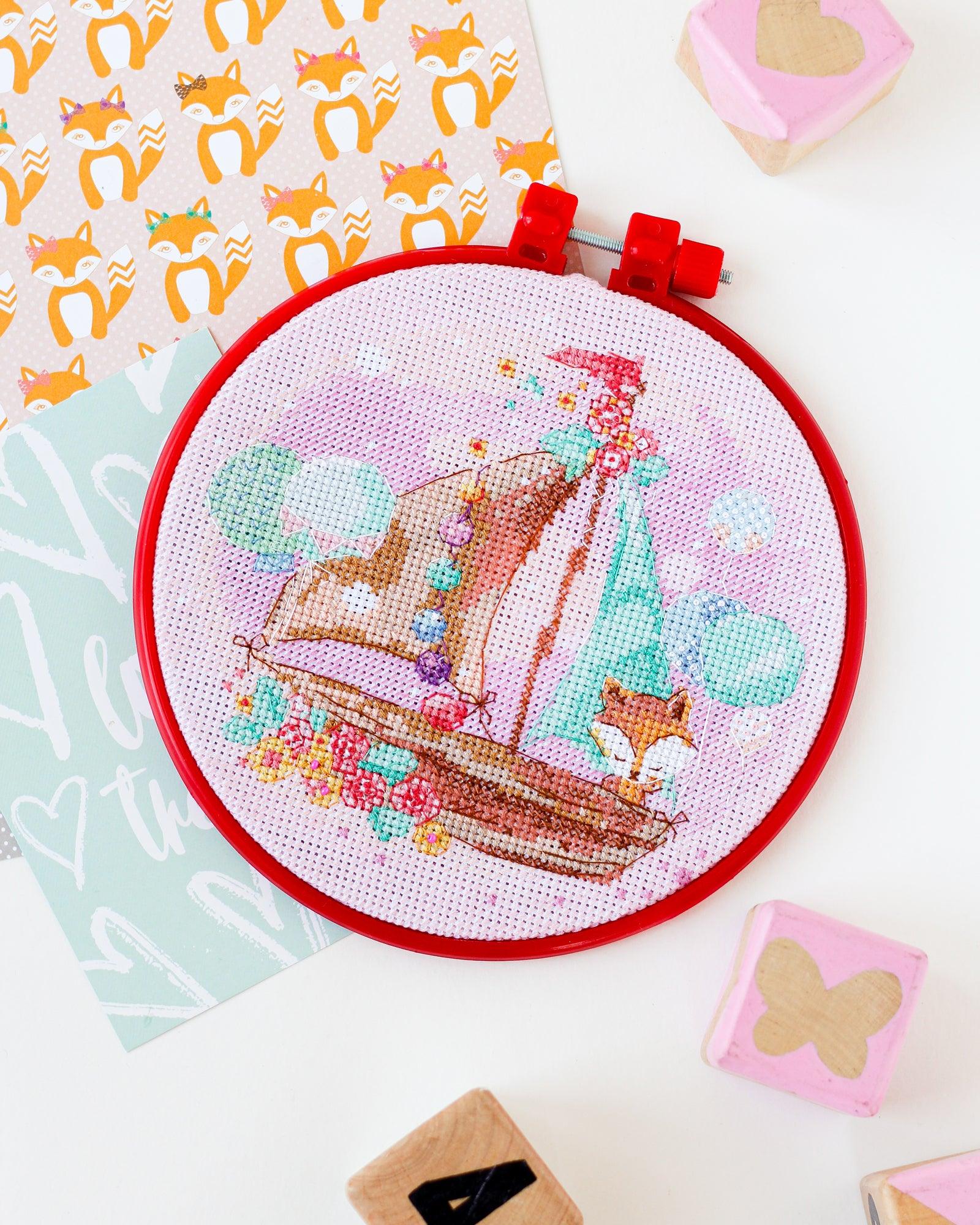 Cross-stitch kit Under sail AHM-050 – Wizardi