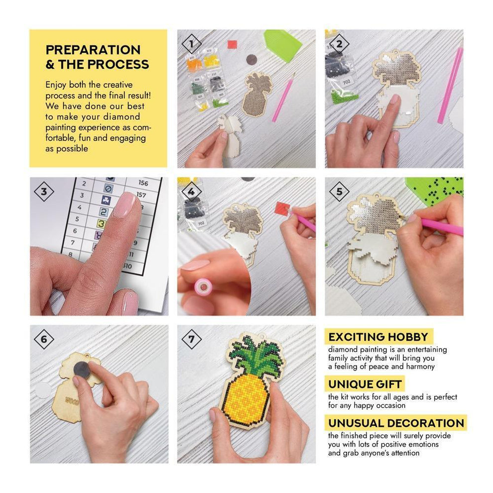 Ladybug CSW123 Diamond Painting on Plywood Kit – Wizardi