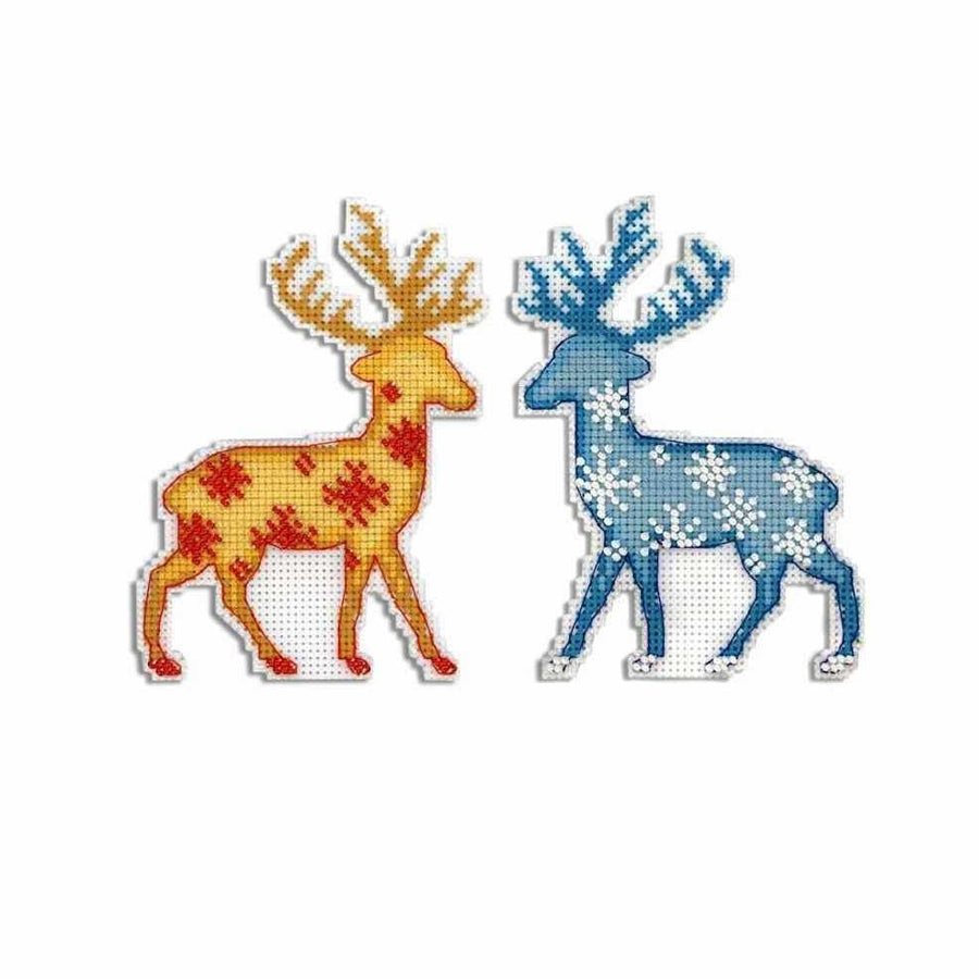 Northern Deer P-455 / SR-455 Plastic Canvas Counted Cross Stitch Kit ...
