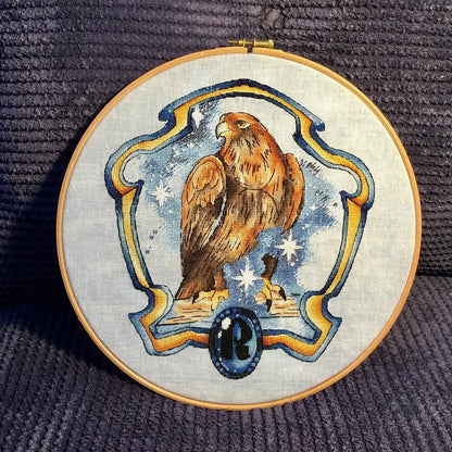 Wizard school emblem Cross stitch pattern, Fandom Cross Stitch Chart ...